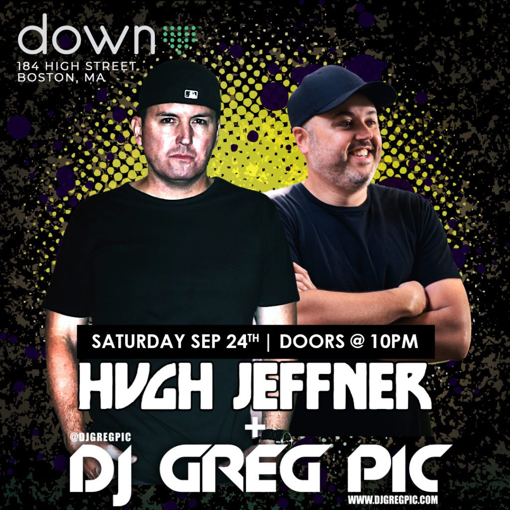 Hugh Jeffner and DJ Greg Pic Live at Down Boston | Clubs in Boston ...